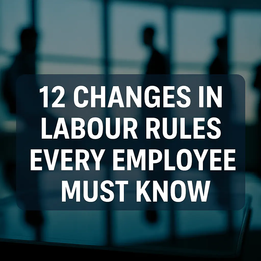 New Labour Rules Explained: 12 Big Changes Every Indian Employee Must ...
